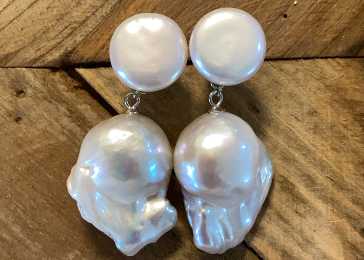 The Showstopper Earrings – Salt Pearls